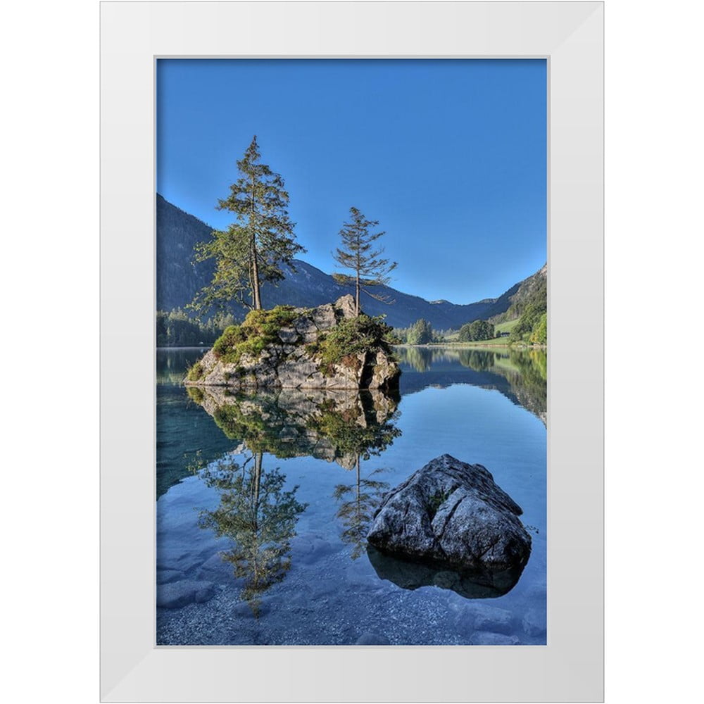 Looney, Hollice 13x18 White Modern Wood Framed Museum Art Print Titled ...