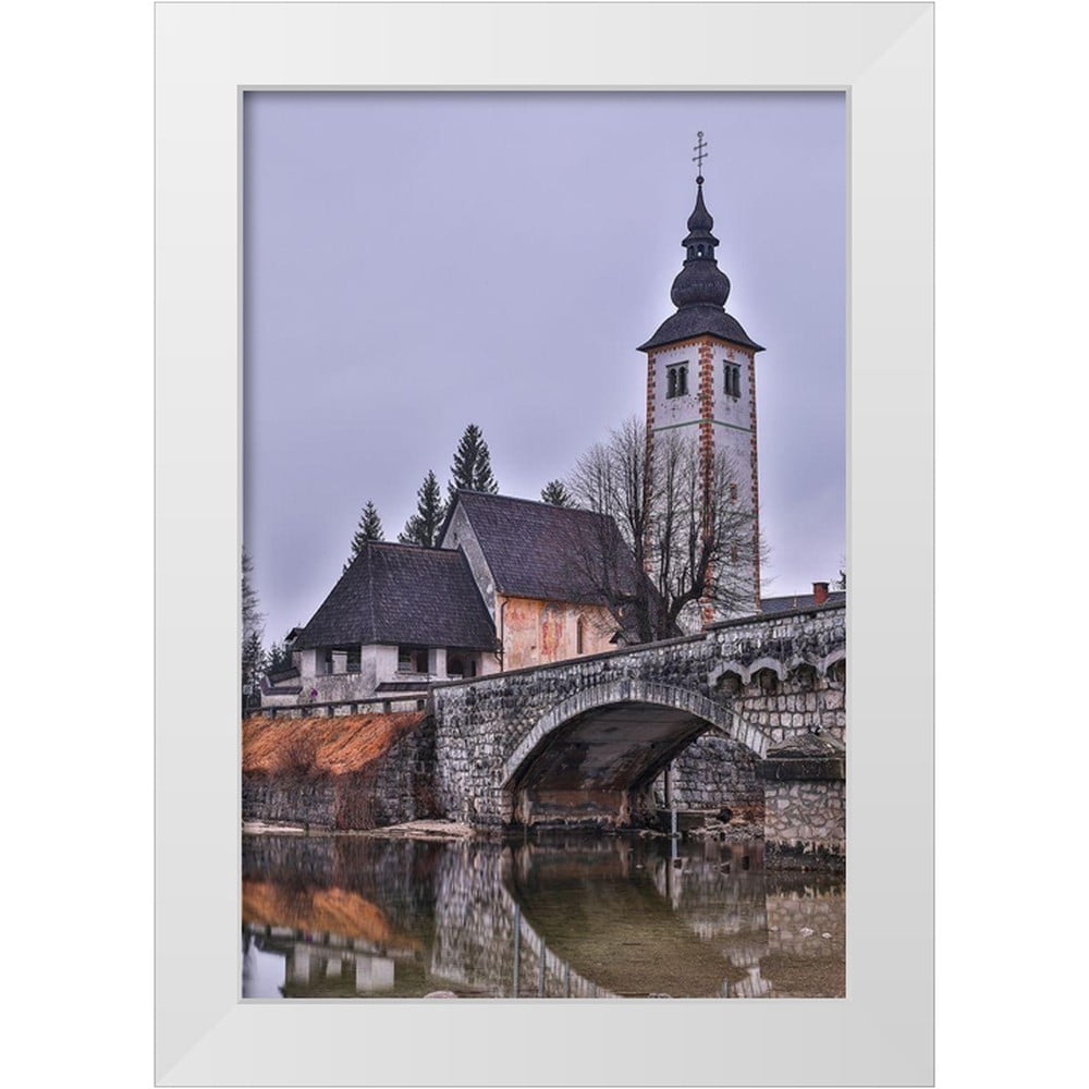 Looney, Hollice 13x18 White Modern Wood Framed Museum Art Print Titled ...