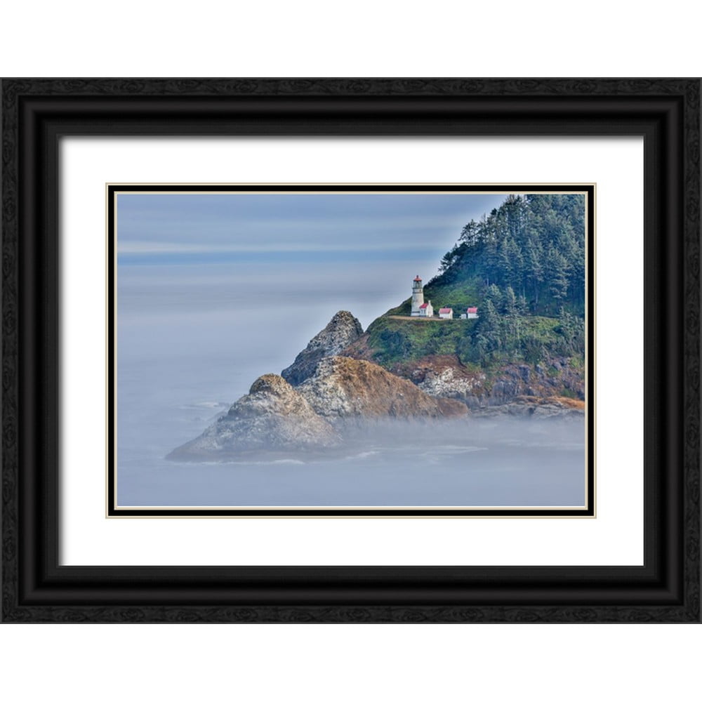 Looney, Hollice 14x11 Black Ornate Wood Framed with Double Matting ...