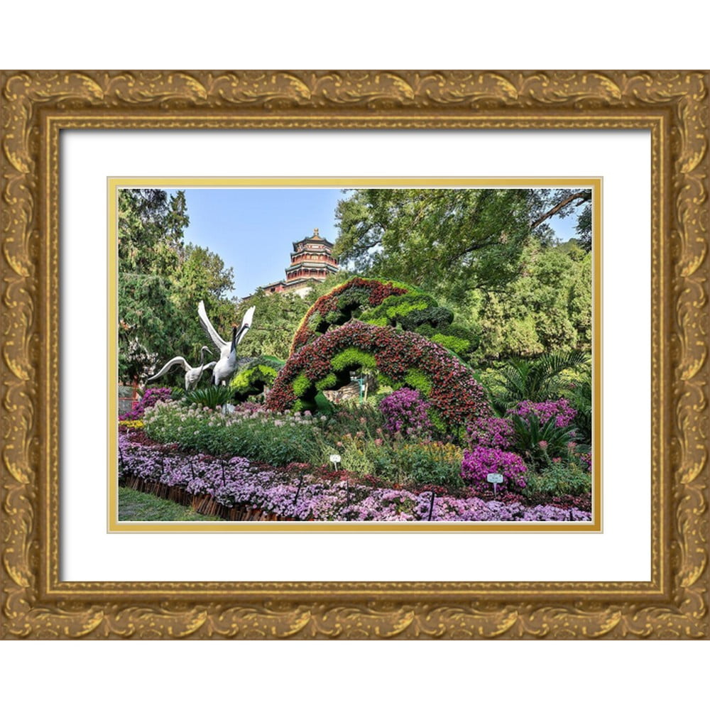 Looney, Hollice 14x11 Gold Ornate Wood Framed with Double Matting ...