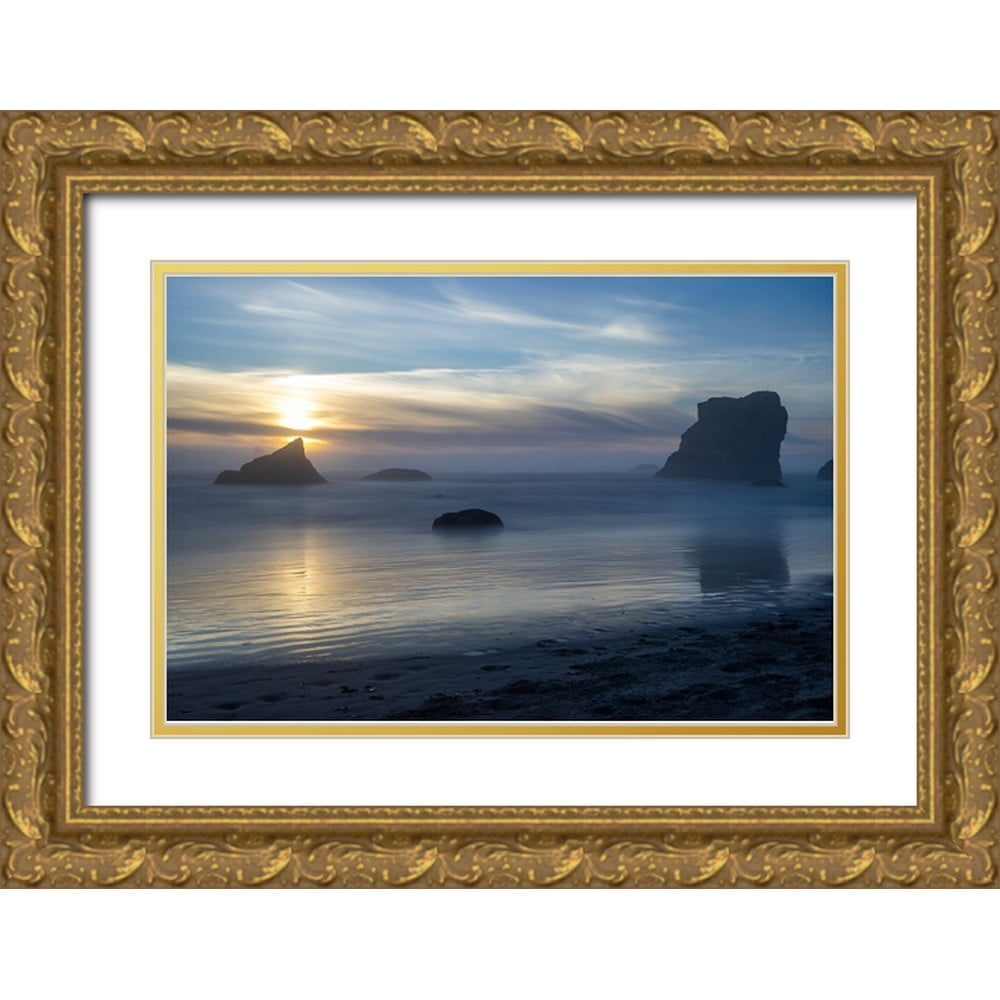 Looney, Hollice 14x11 Gold Ornate Wood Framed with Double Matting ...