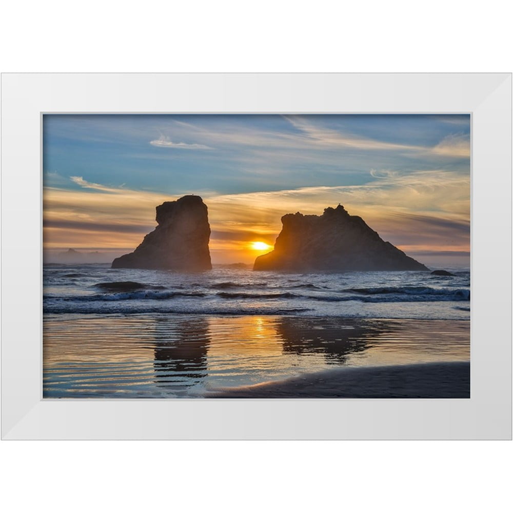 Looney, Hollice 14x11 White Modern Wood Framed Museum Art Print Titled ...