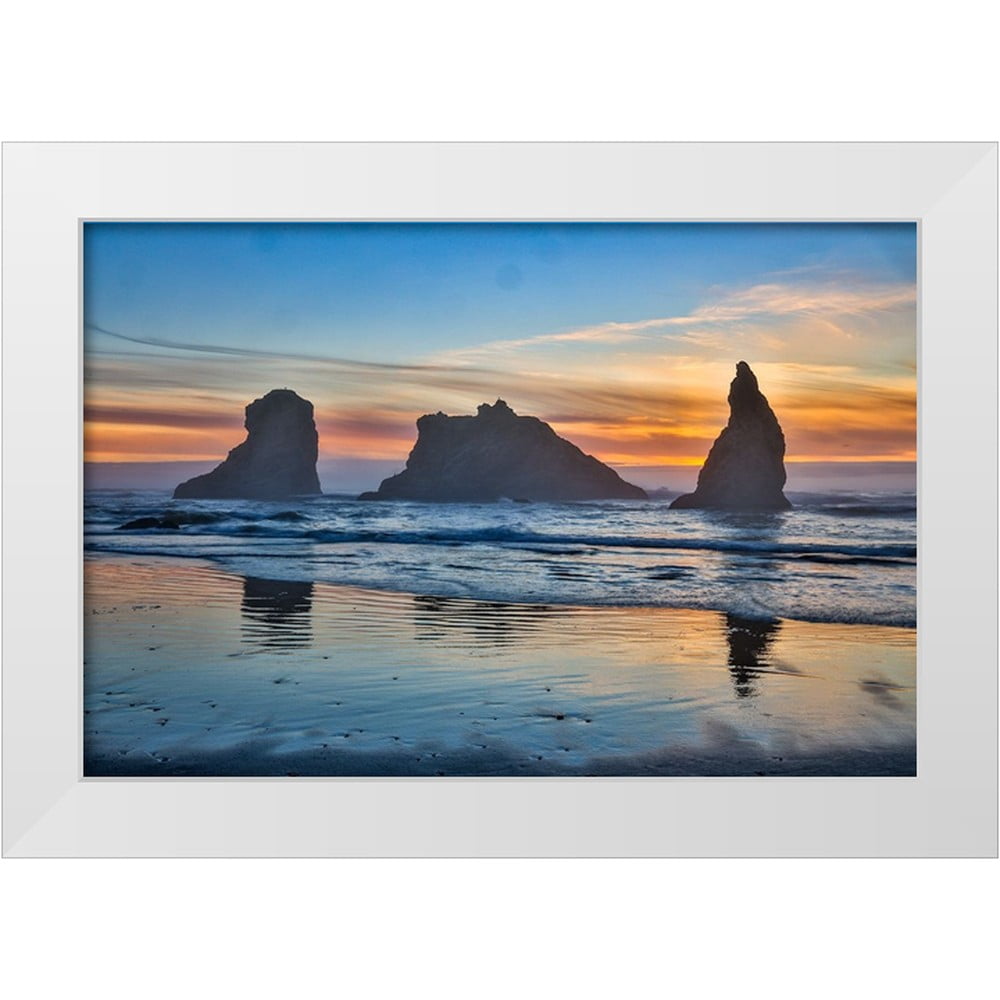 Looney, Hollice 14x11 White Modern Wood Framed Museum Art Print Titled ...