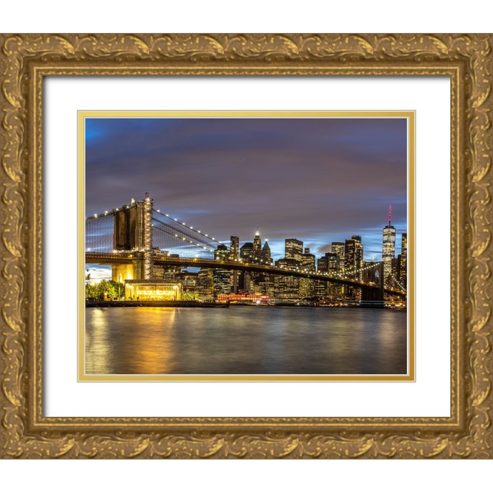 Looney, Hollice 14x12 Gold Ornate Wood Framed with Double Matting ...