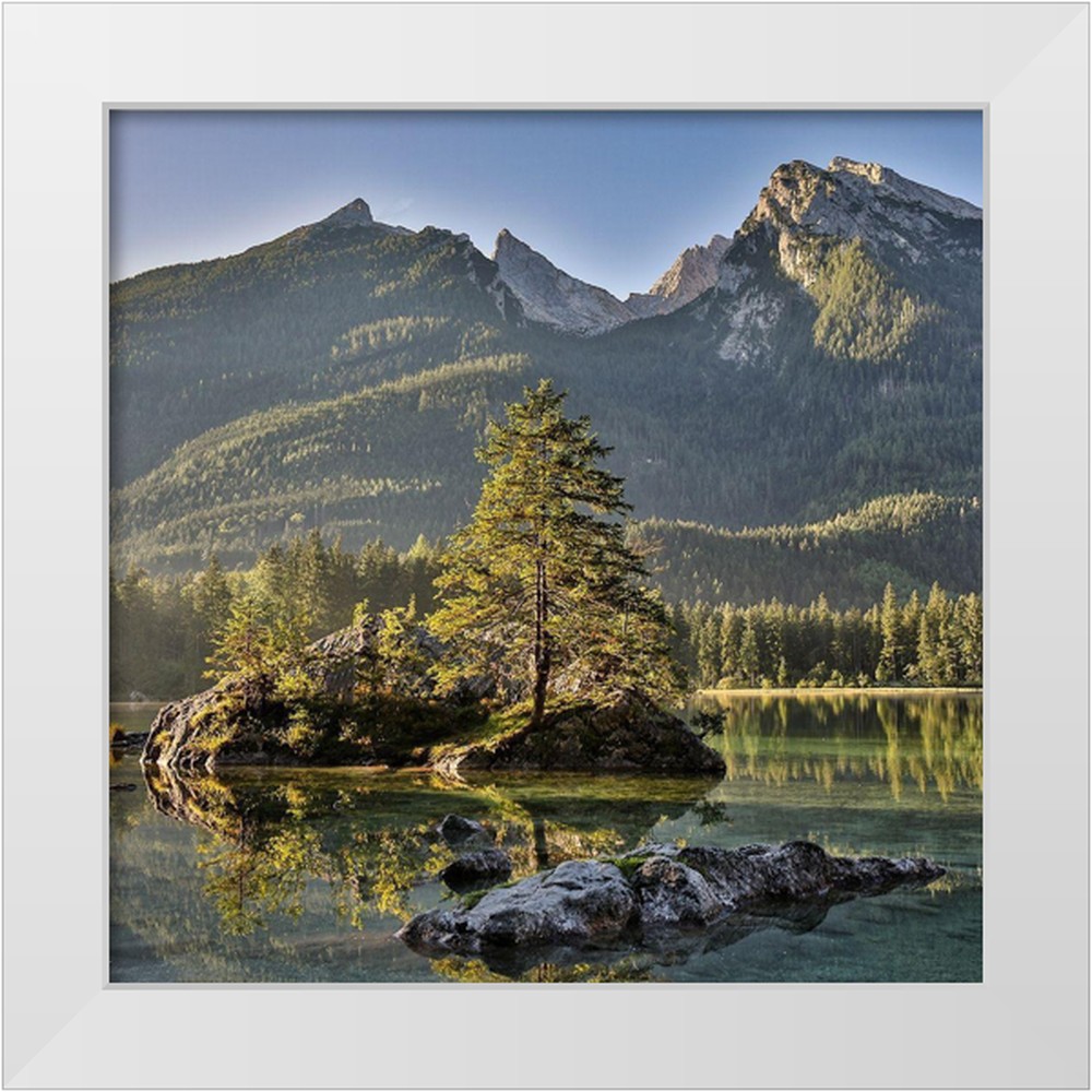 Looney, Hollice 15x15 White Modern Wood Framed Museum Art Print Titled ...