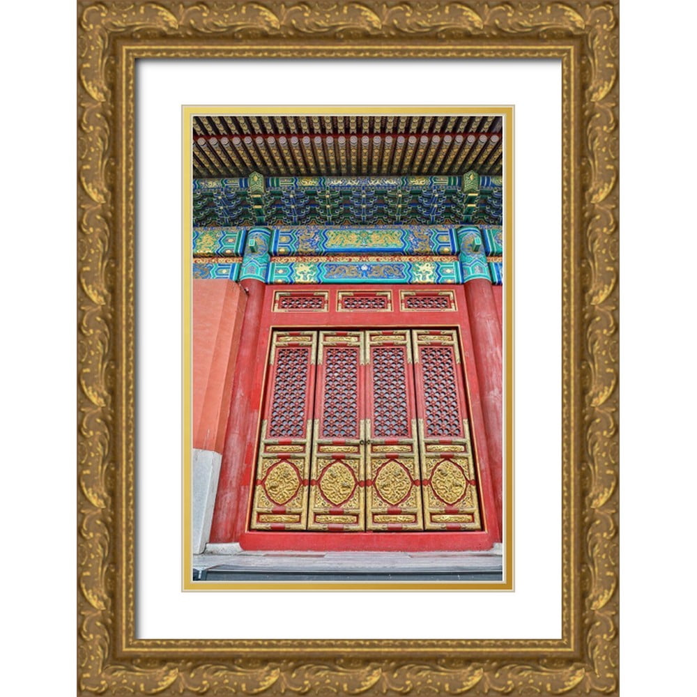 Looney, Hollice 17x24 Gold Ornate Wood Framed with Double Matting ...