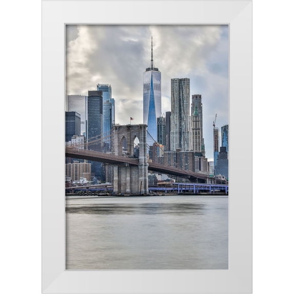 Looney, Hollice 17x24 White Modern Wood Framed Museum Art Print Titled ...