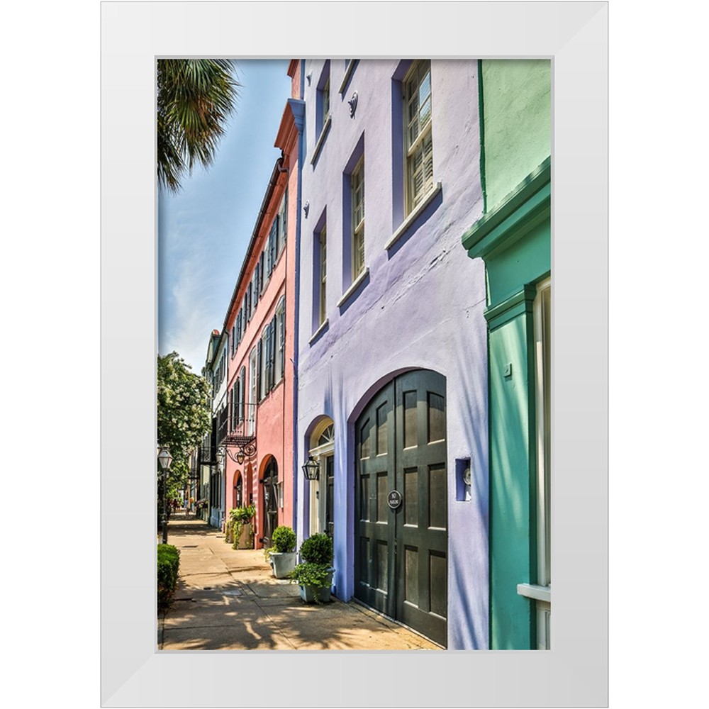 Looney, Hollice 17x24 White Modern Wood Framed Museum Art Print Titled ...
