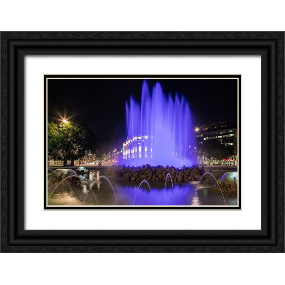 Looney, Hollice 18x13 Black Ornate Wood Framed with Double Matting ...