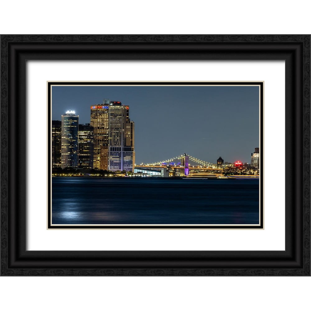 Looney, Hollice 18x13 Black Ornate Wood Framed with Double Matting ...