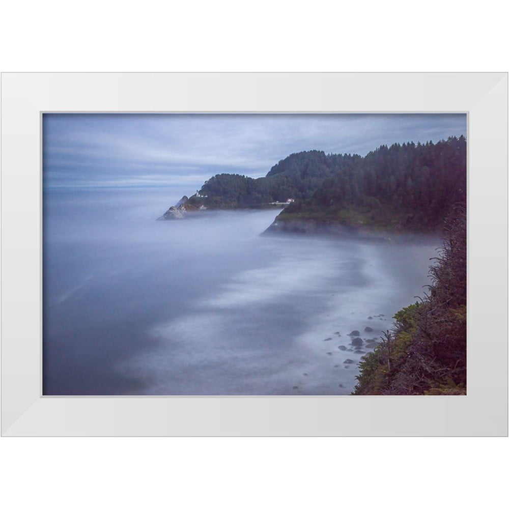 Looney, Hollice 18x13 White Modern Wood Framed Museum Art Print Titled ...