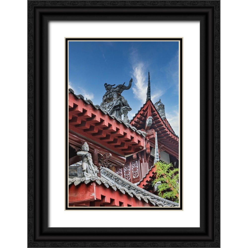 Looney, Hollice 23x32 Black Ornate Wood Framed with Double Matting ...