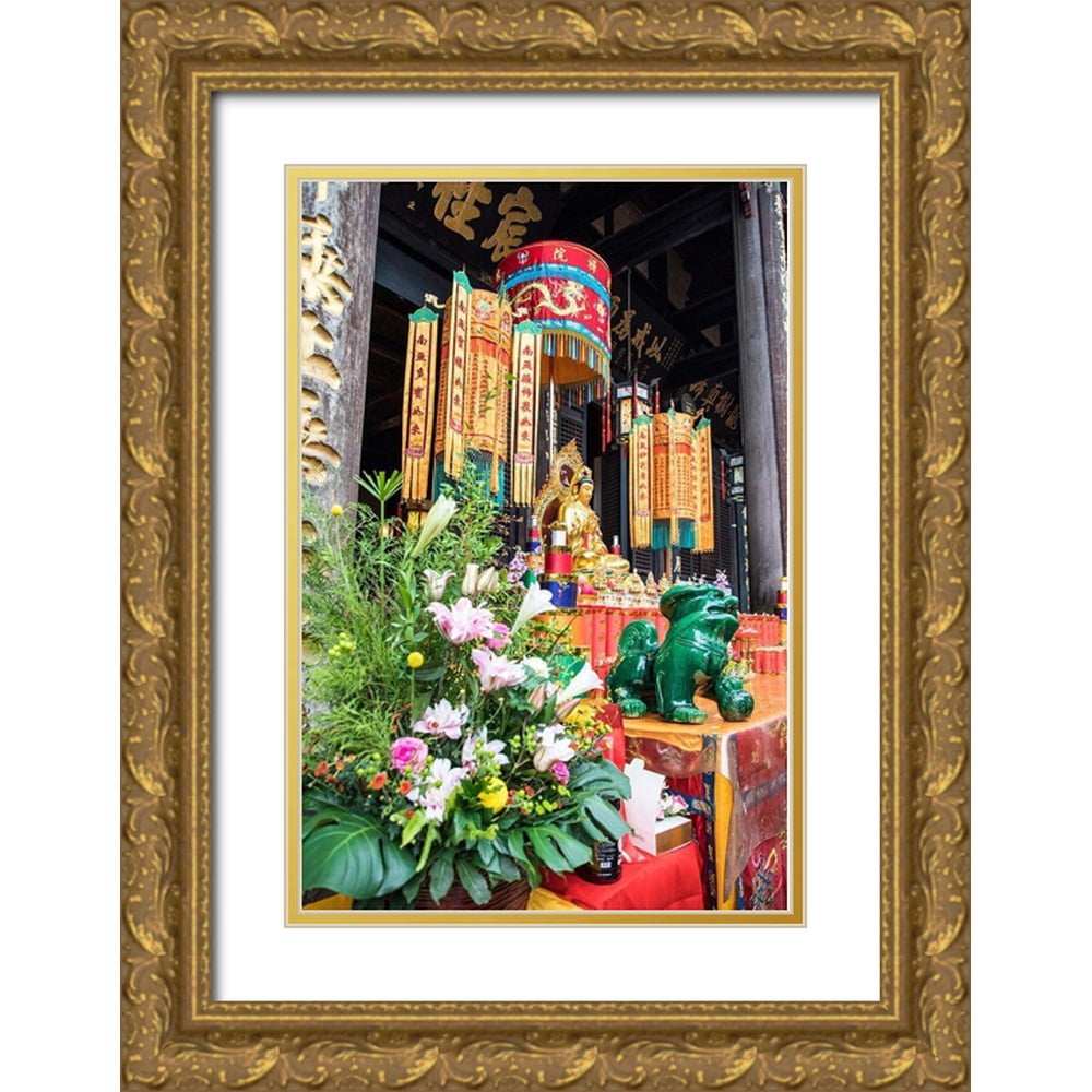 Looney, Hollice 23x32 Gold Ornate Wood Framed with Double Matting ...