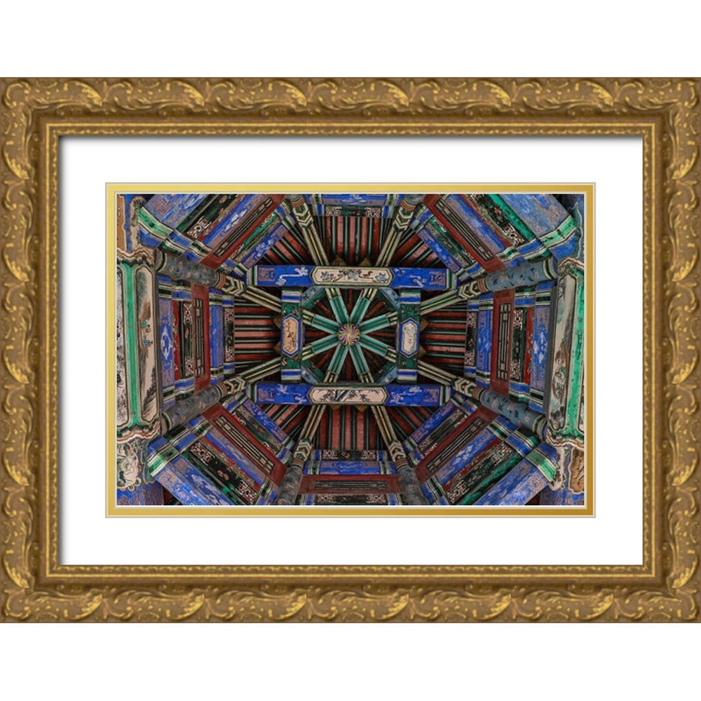 Looney, Hollice 24x17 Gold Ornate Wood Framed with Double Matting ...