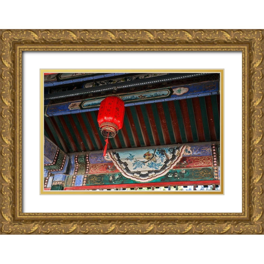 Looney, Hollice 24x17 Gold Ornate Wood Framed with Double Matting ...