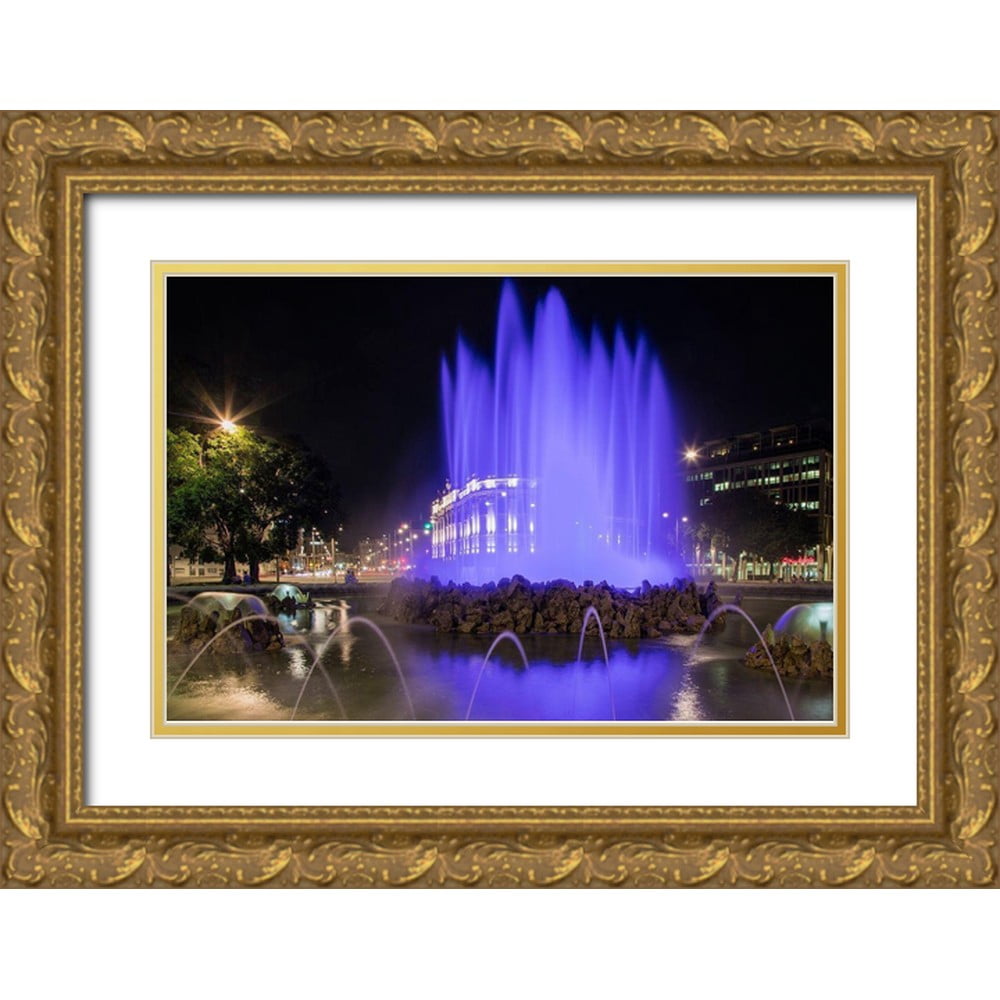 Looney, Hollice 24x17 Gold Ornate Wood Framed with Double Matting ...