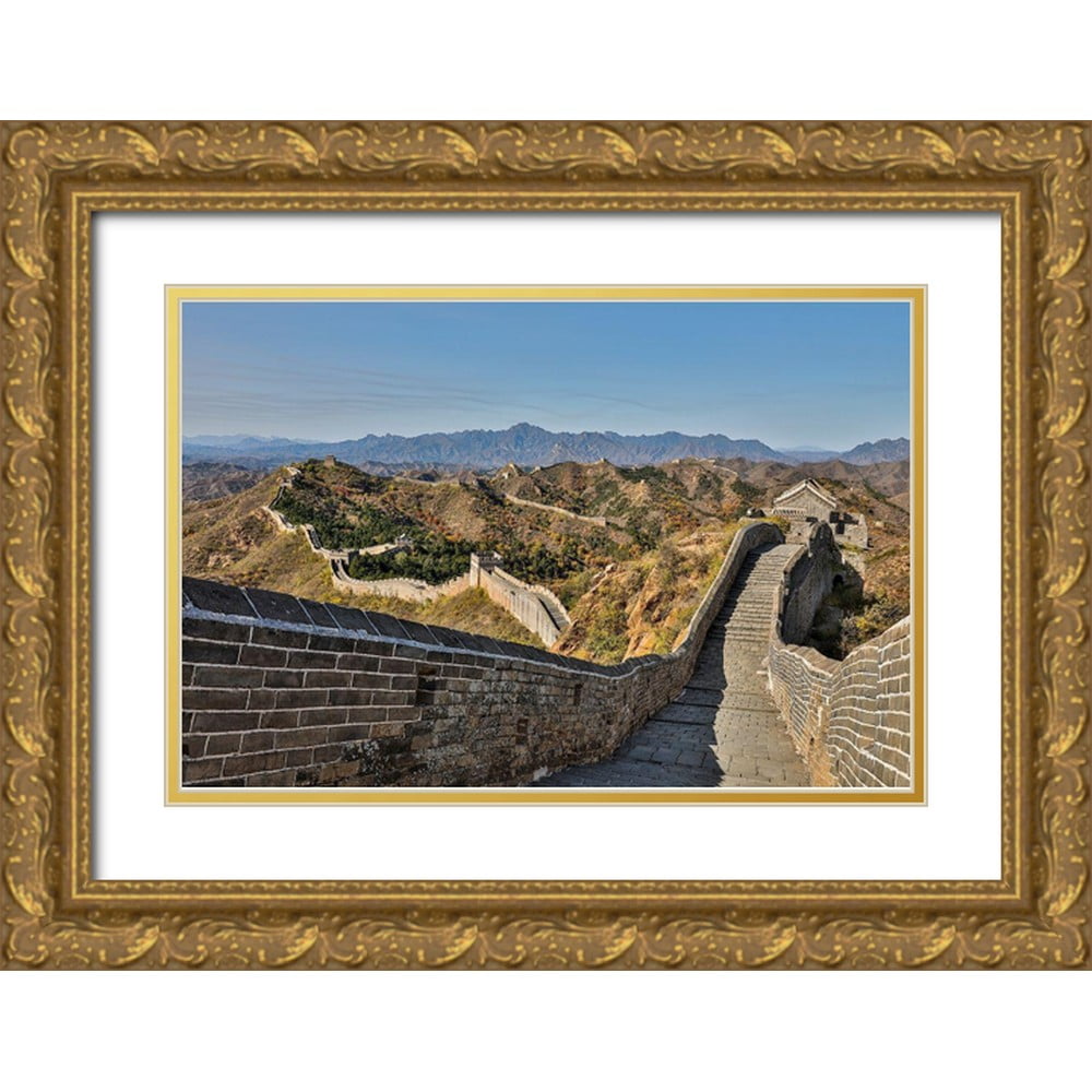 Looney, Hollice 24x17 Gold Ornate Wood Framed with Double Matting ...