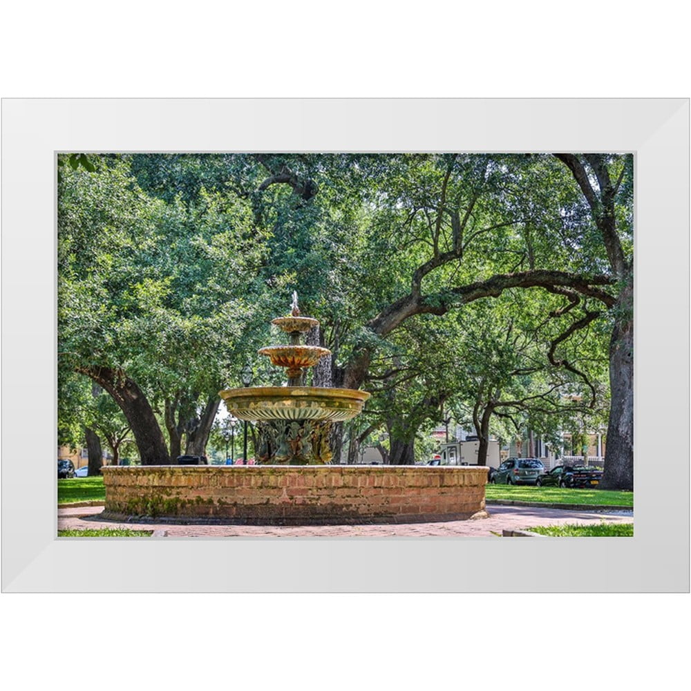 Looney, Hollice 24x17 White Modern Wood Framed Museum Art Print Titled ...