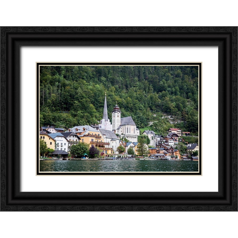 Looney, Hollice 32x23 Black Ornate Wood Framed with Double Matting ...