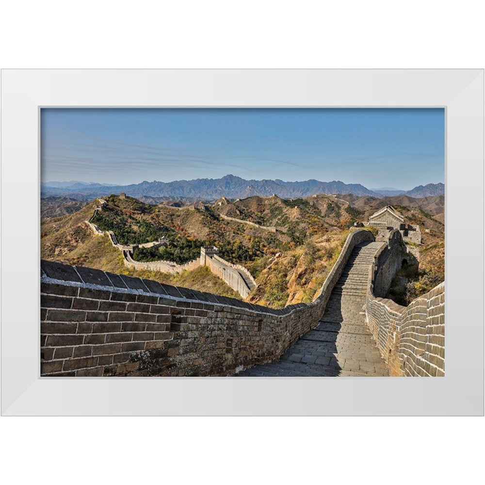 Looney, Hollice 32x23 White Modern Wood Framed Museum Art Print Titled ...