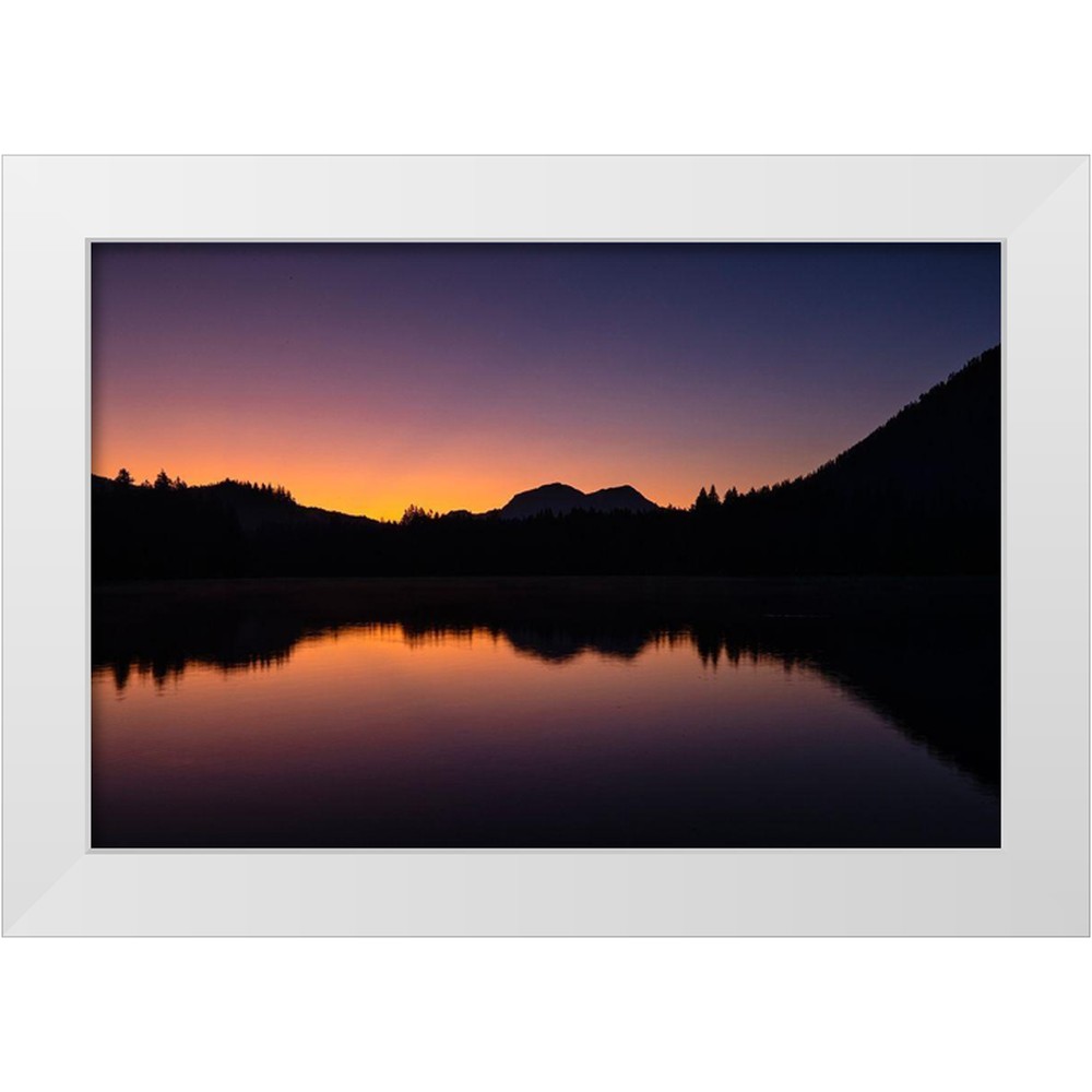 Looney, Hollice 32x23 White Modern Wood Framed Museum Art Print Titled ...