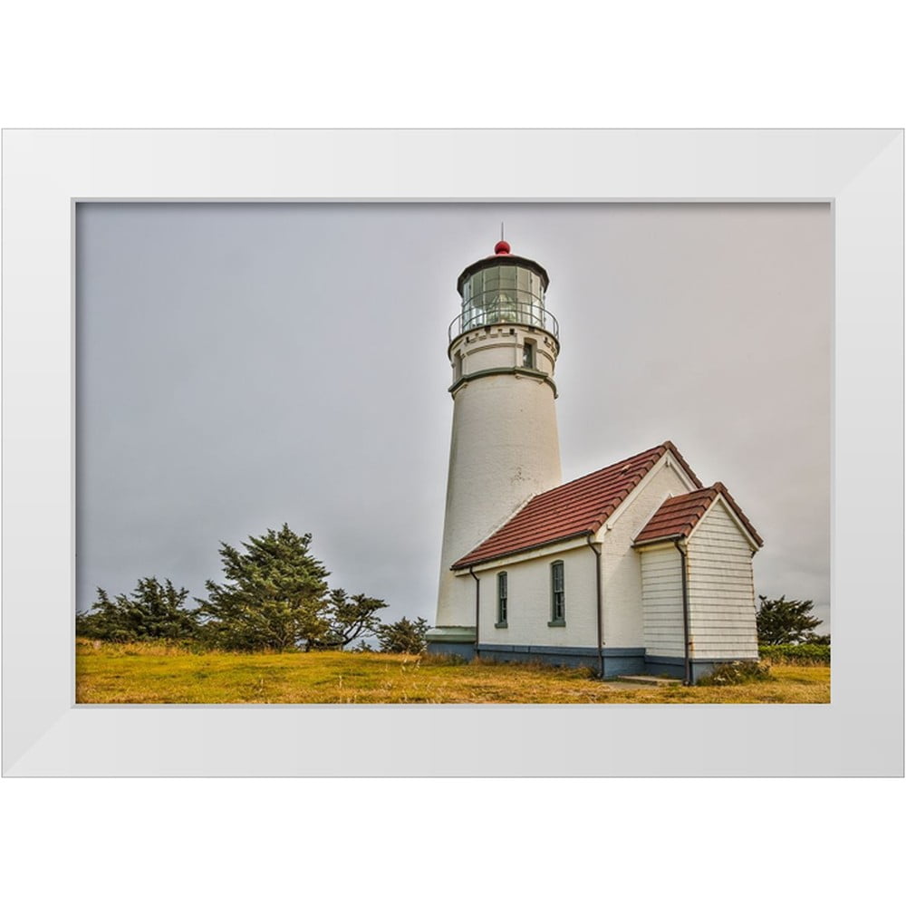 Looney, Hollice 32x23 White Modern Wood Framed Museum Art Print Titled ...