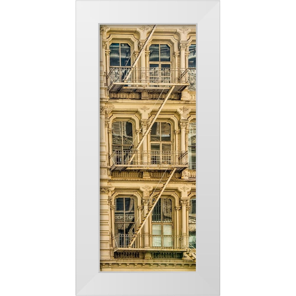 Looney, Hollice 8x14 White Modern Wood Framed Museum Art Print Titled ...