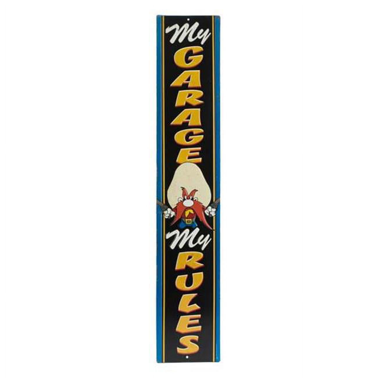Looney Tunes 90146361-S Yosemite Sam Embossed Tin Sign - Walmart.com