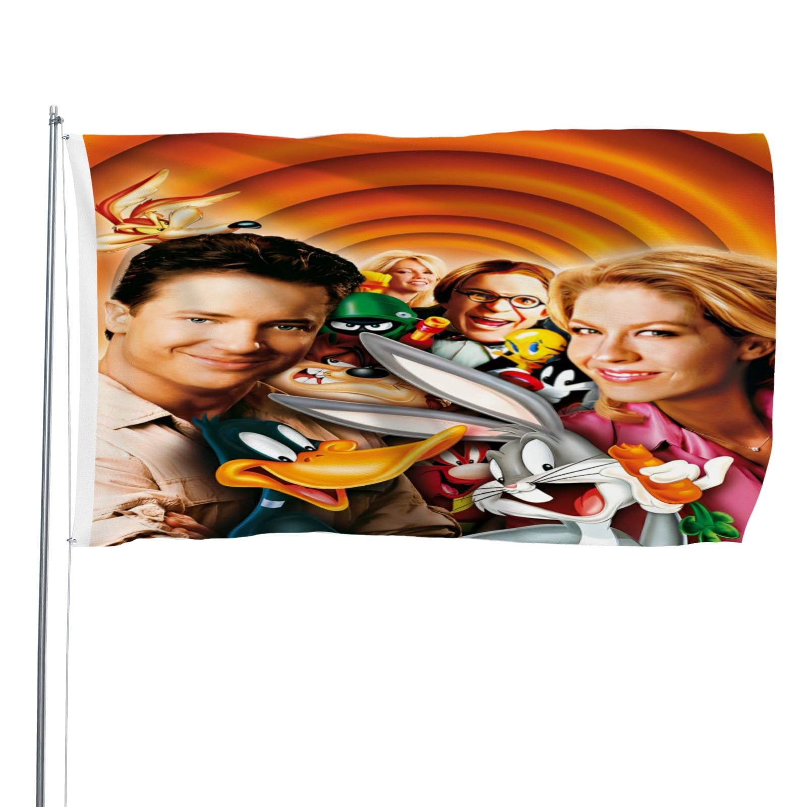 Looney Tunes Back in Action flag perfect for outdoor decoration, can be ...