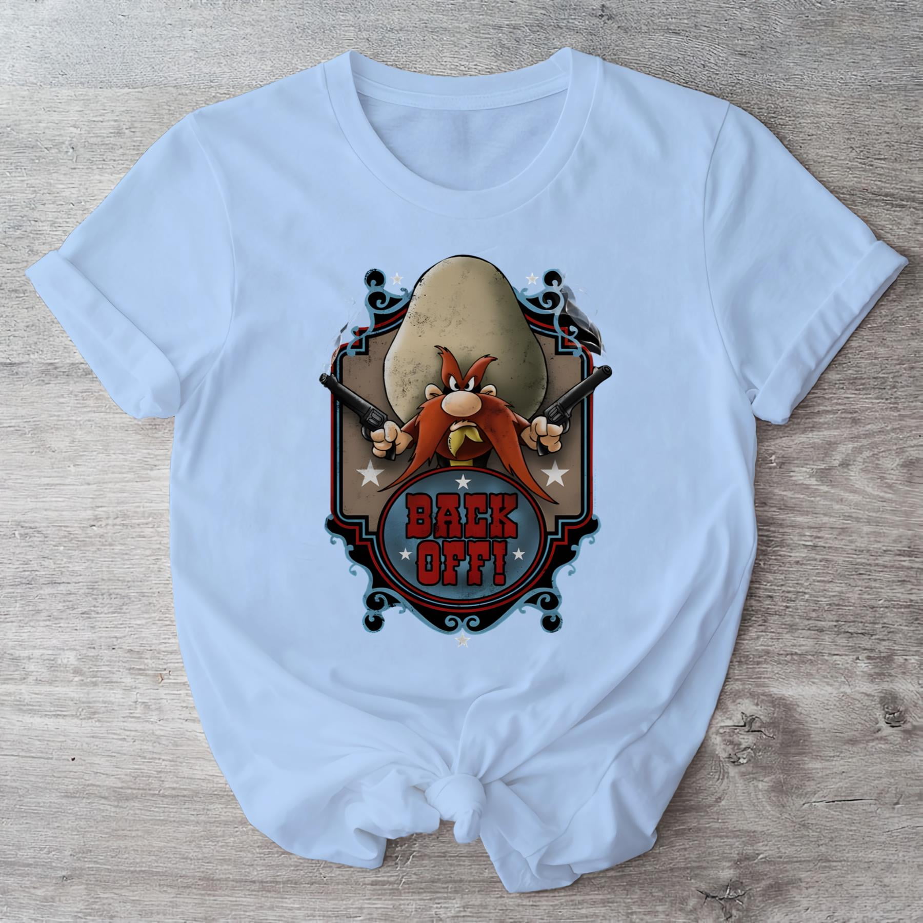 Looney Tunes Back Off T Shirt Mens Licensed Cartoon Merch Yosemite Sam ...