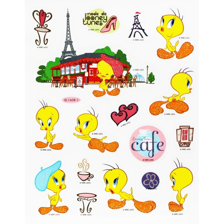 Tweety Bird Back Off Full Color Decal Sticker A2 Made In Usa