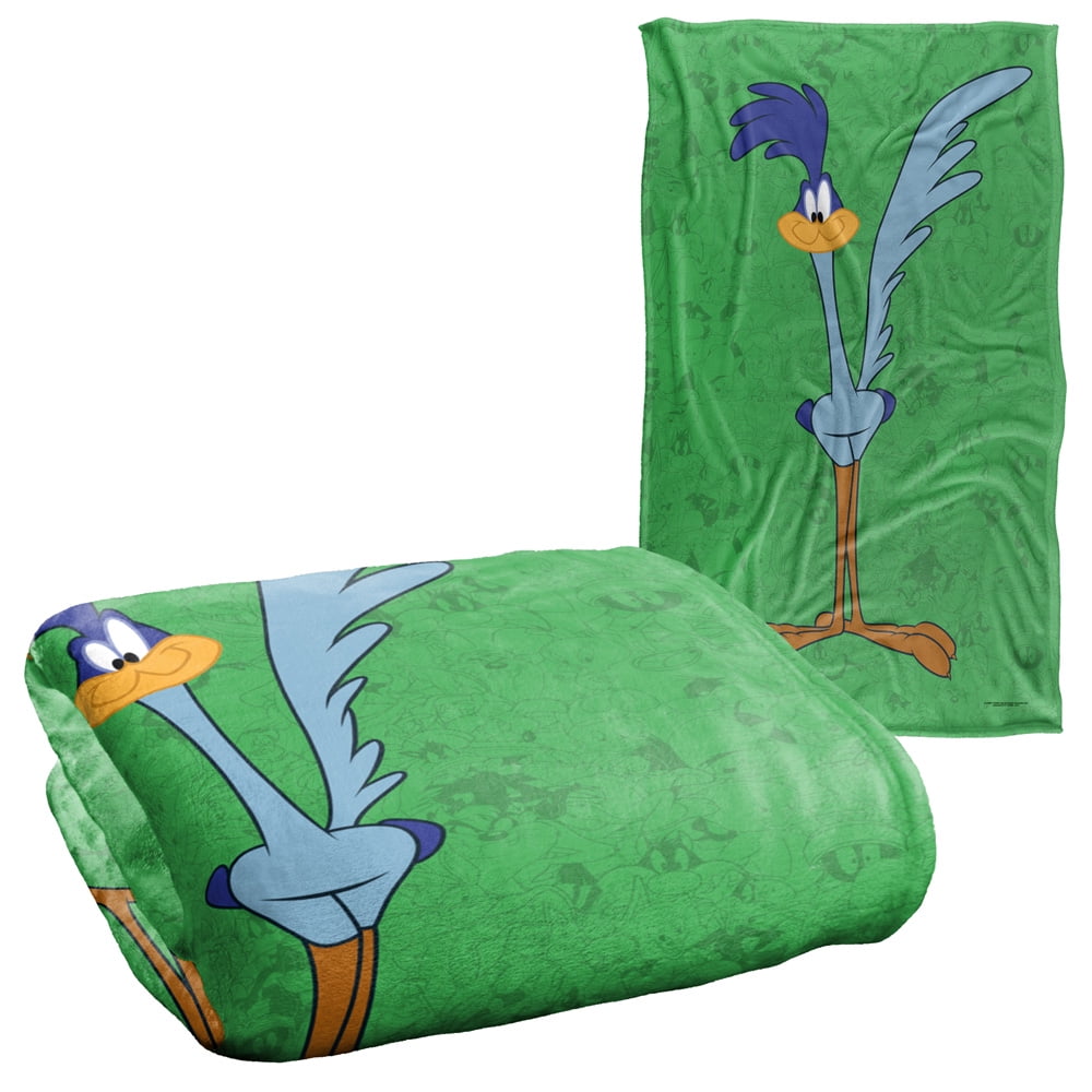 Looney Tunes Blanket, 36"x58", Road Runner Character Silky Touch Super ...