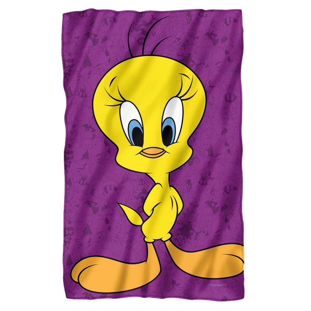 Looney Tunes Tweety Bird Character Fleece Throw Blanket, 36"x58 ...