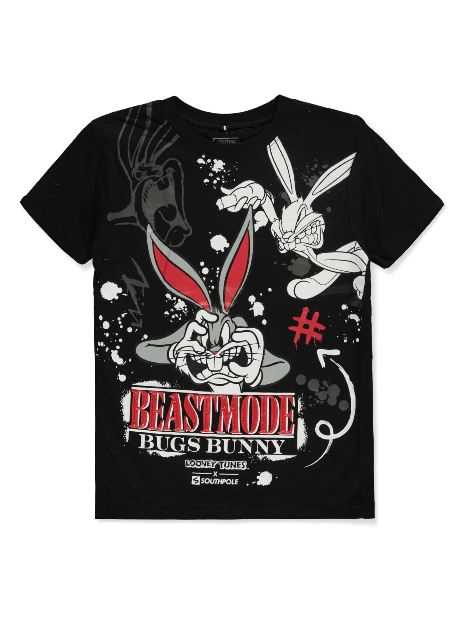 Looney Tunes Boys' Beast T-Shirt Color: black Size: 14 - 16 - Walmart.com