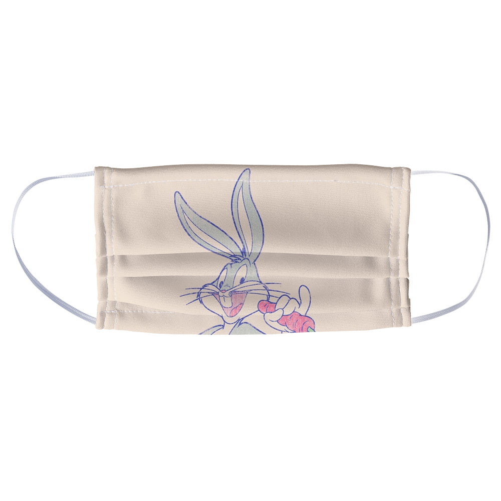 Looney Tunes Bugs 1-Ply Reusable Face Mask Covering, Unisex - Walmart.com