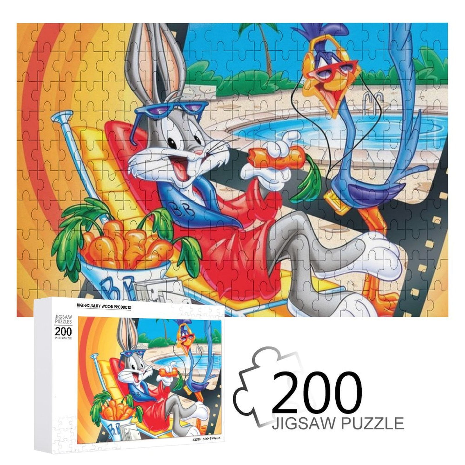 Looney Tunes Bugs Bunny 200 PCS Puzzle for Adults - Jigsaw Puzzle for ...