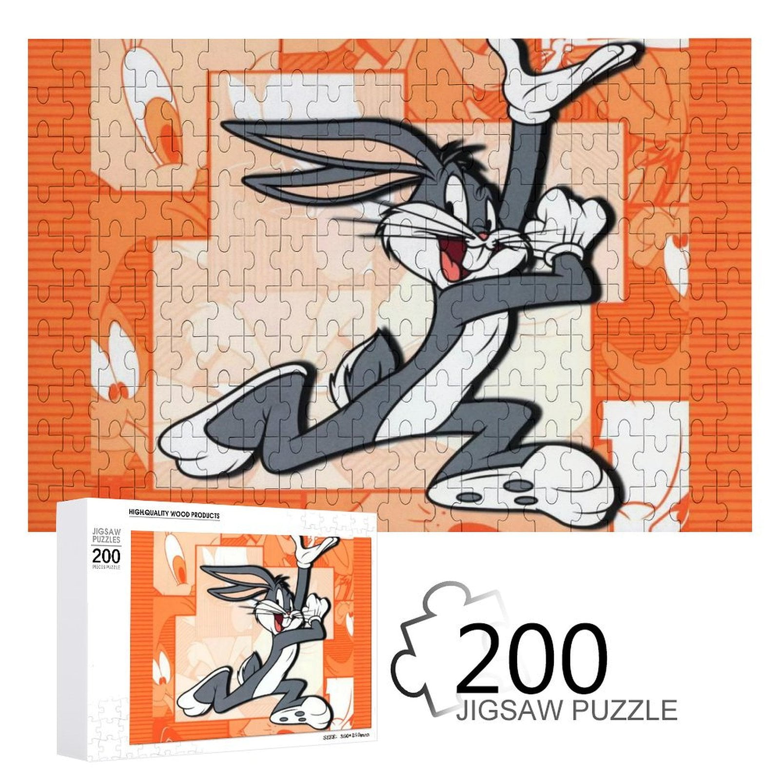 Looney Tunes Bugs Bunny 200 PCS Puzzle for Adults - Jigsaw Puzzle for ...