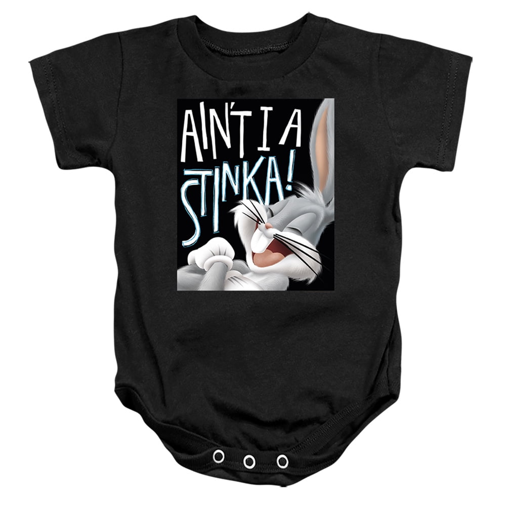 Looney Tunes Bugs Bunny Ain'T I A Stinka! Unisex Infant Snap Suit for ...