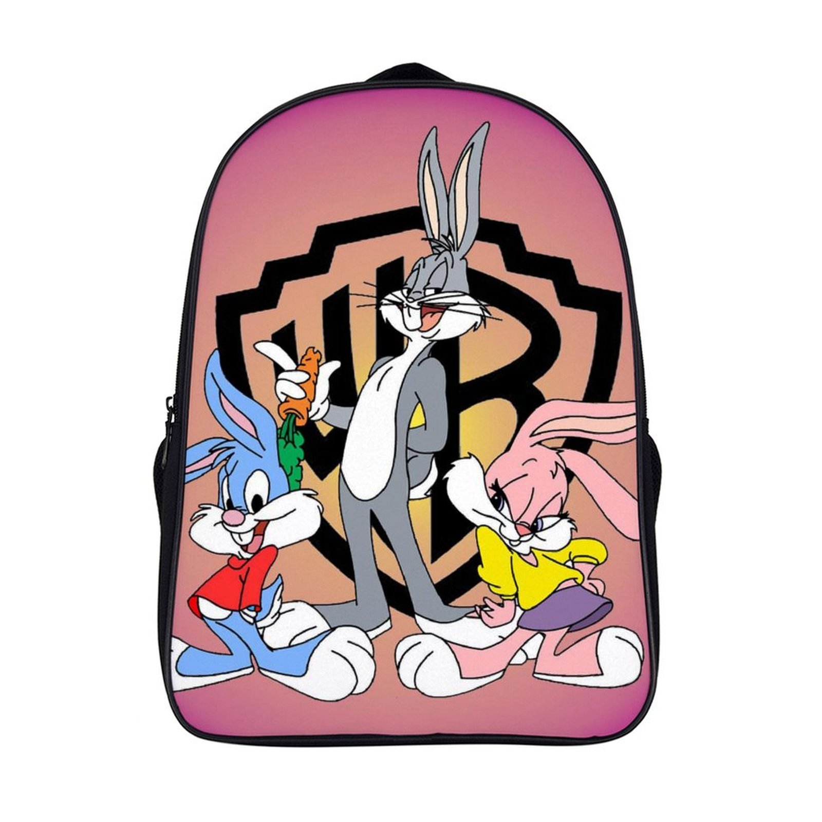 Looney Tunes Bugs Bunny Backpack 16 Inch Bookbag Casual Daypack Travel ...