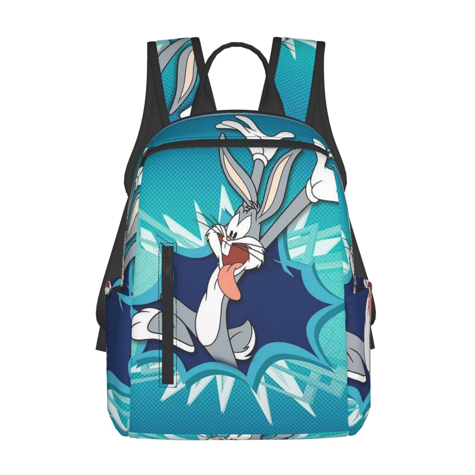 Looney Tunes Bugs Bunny Backpack Book Bags Casual Daypack For Travel ...