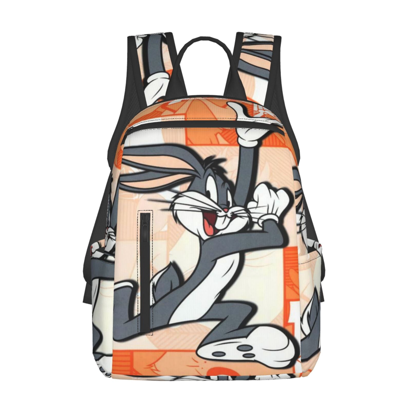 Looney Tunes Bugs Bunny Backpack Book Bags Casual Daypack For Travel ...