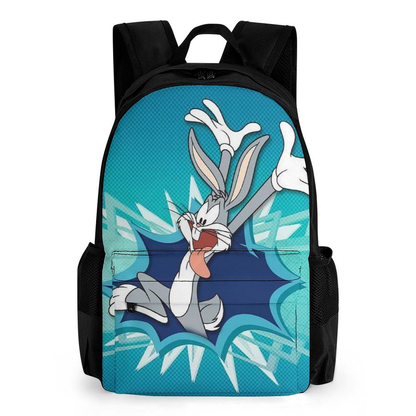 Looney Tunes Bugs Bunny Backpack Book Bags Casual Daypack for Travel ...