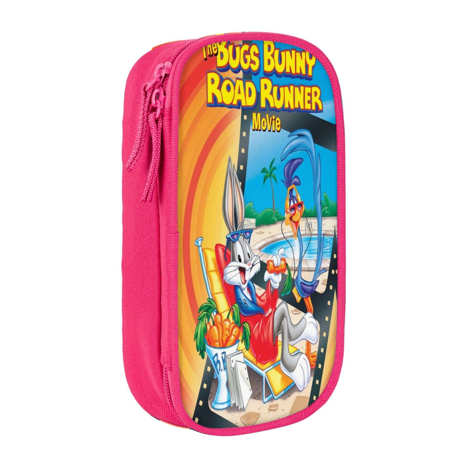 Looney Tunes Bugs Bunny Big Capacity Pencil Case Bag With Zipper ...