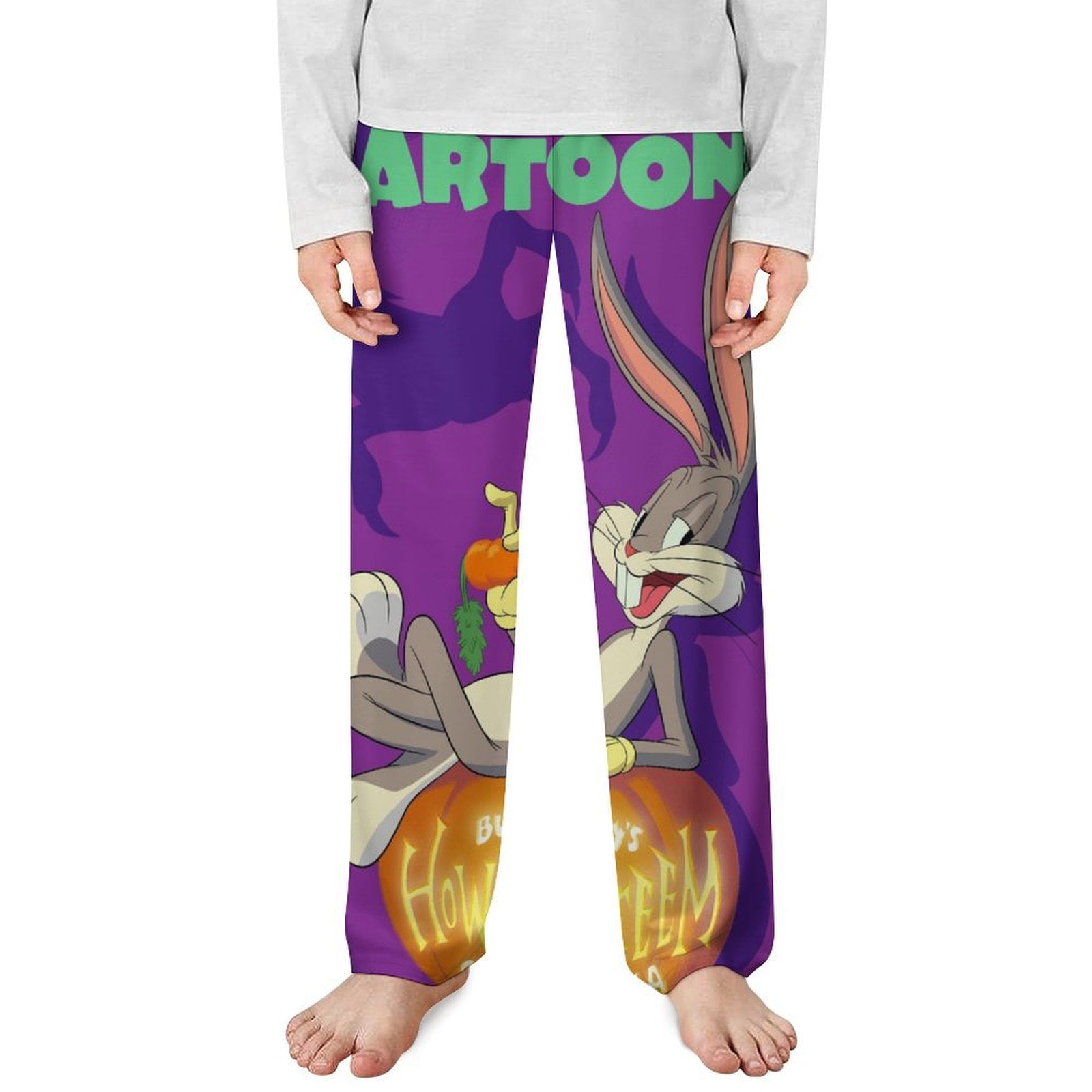 Looney Tunes Bugs Bunny Boys Girls Pajamas Pants Soft Elastic Waist PJ ...