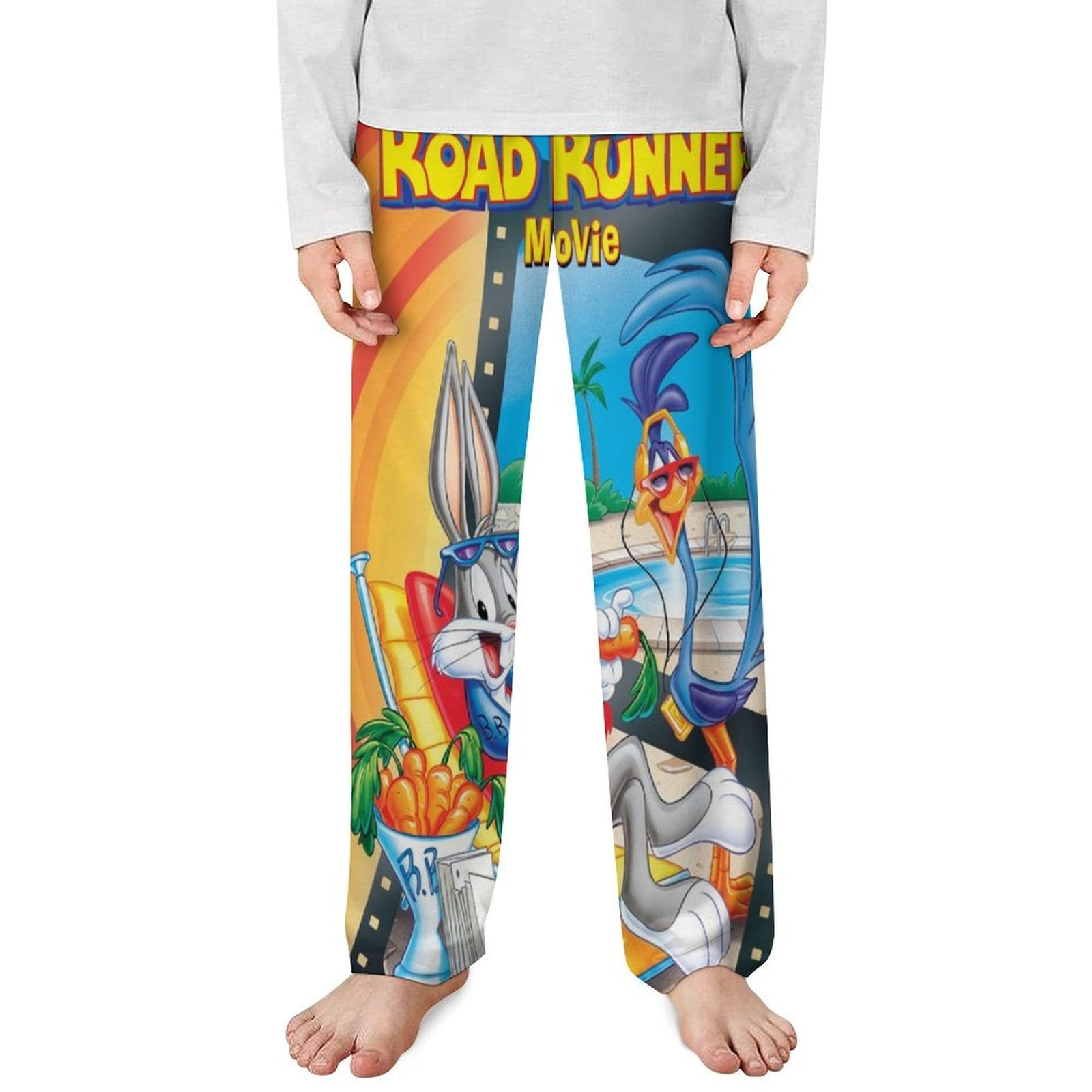 Looney Tunes Bugs Bunny Boys Girls Pajamas Pants Soft Elastic Waist PJ ...