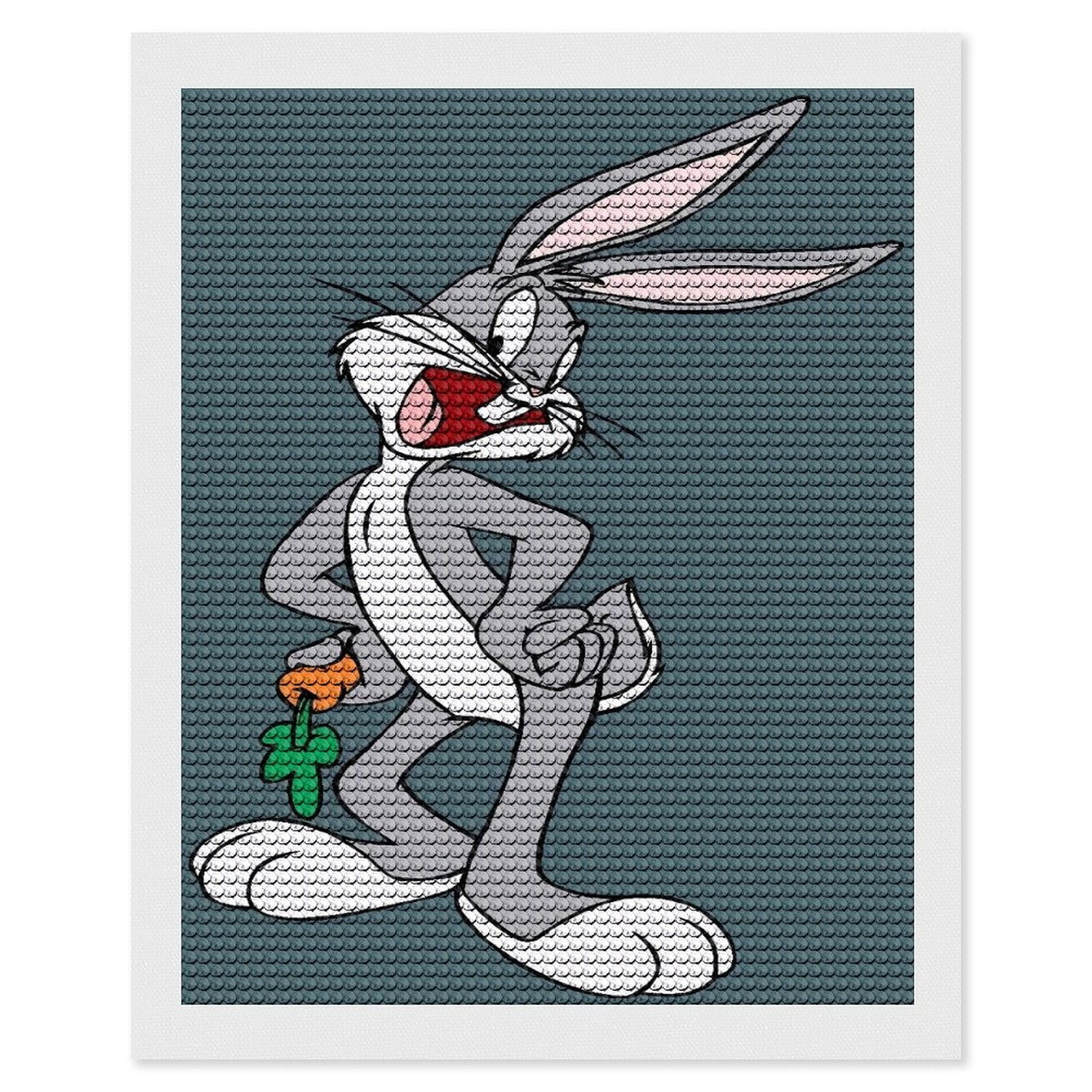 Looney Tunes Bugs Bunny Cartoon diamond painting suitable for home wall ...