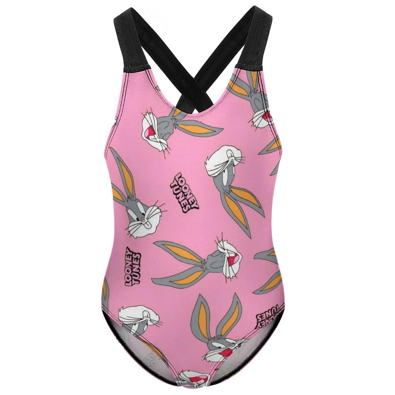 Looney Tunes Bugs Bunny Cartoon girls one-piece swimsuit beach swimsuit ...