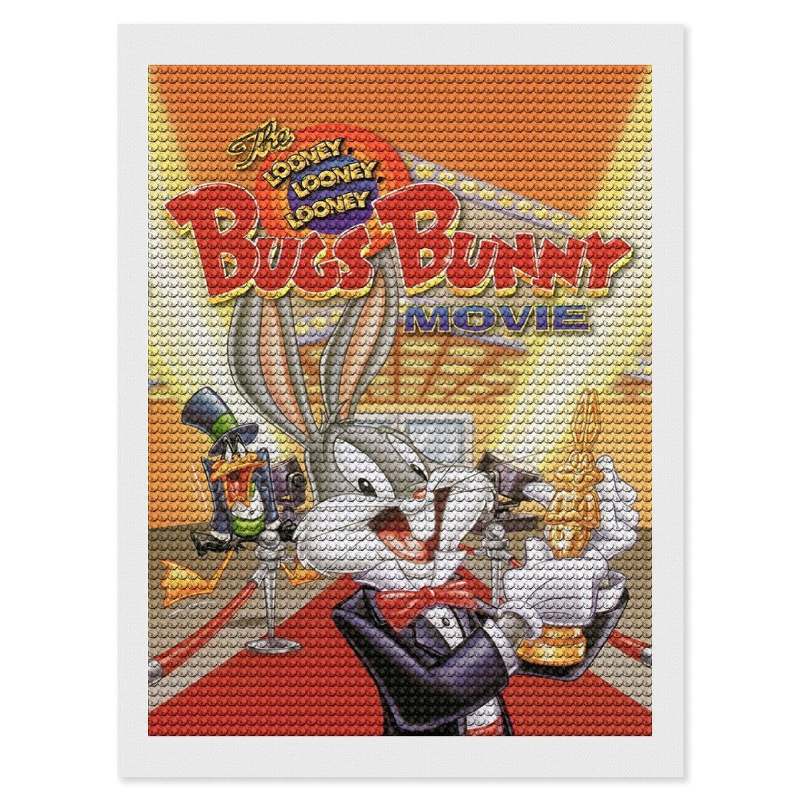 Looney Tunes Bugs Bunny Diamond Art Kits for Adults Beginners Round 5D ...