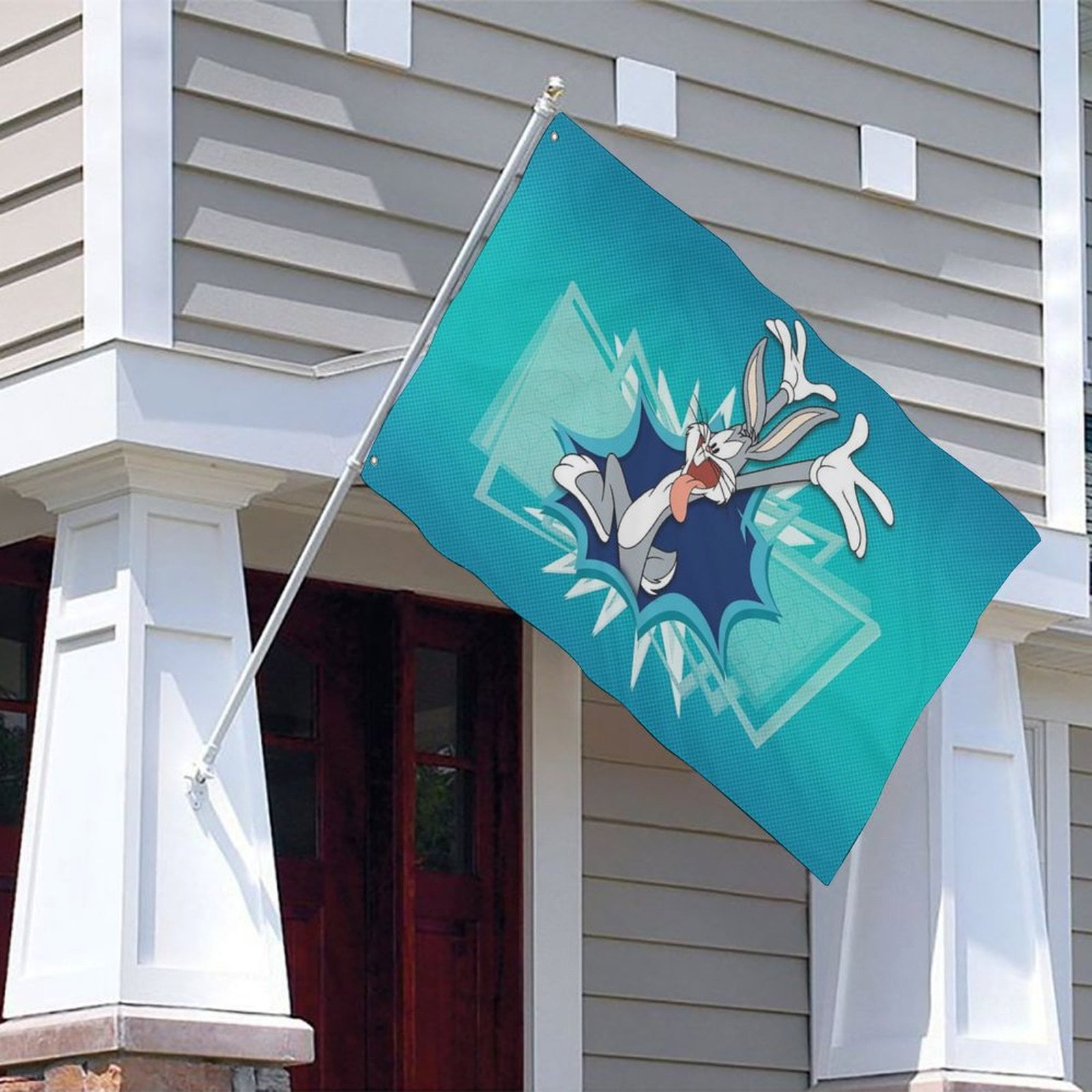 Looney Tunes Bugs Bunny Garden Banner - Double-Sided House Outdoor Flag ...
