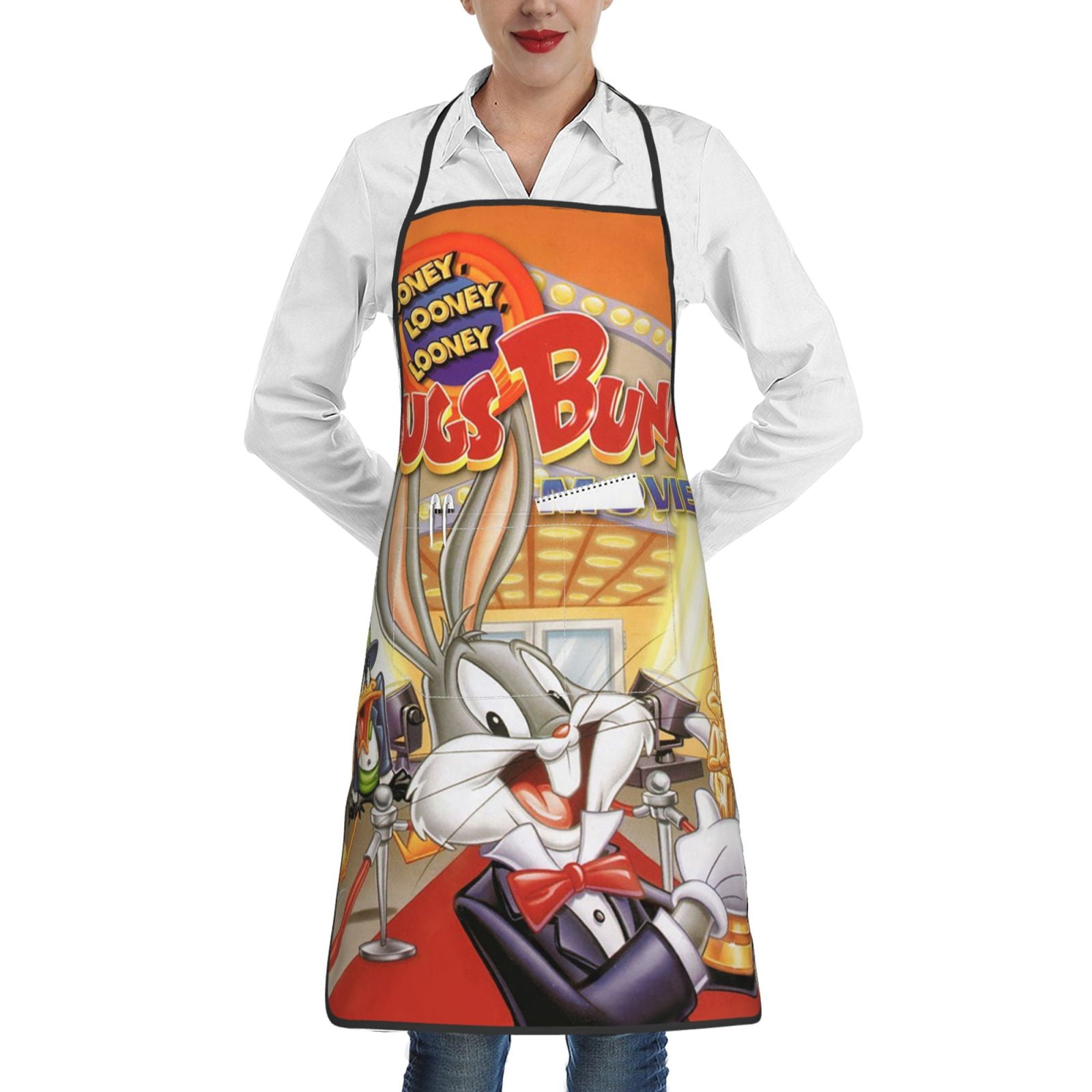 Looney Tunes Bugs Bunny Kitchen Cooking Aprons Adjustable Waterproof ...